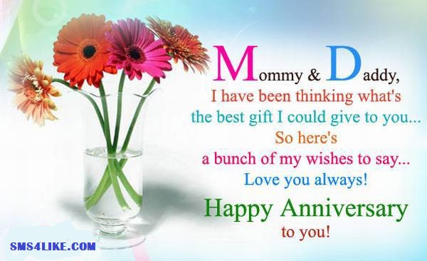 Wedding Anniversary Wishes For Parents